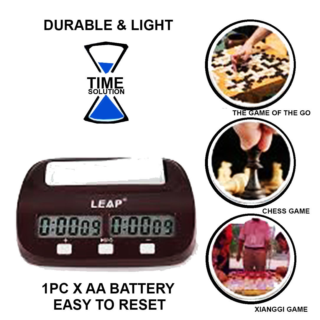 Chess Clock Digital LEAP Brand PQ9907S Count Up/ Down Timer (Wine Red) | Shopee Singapore