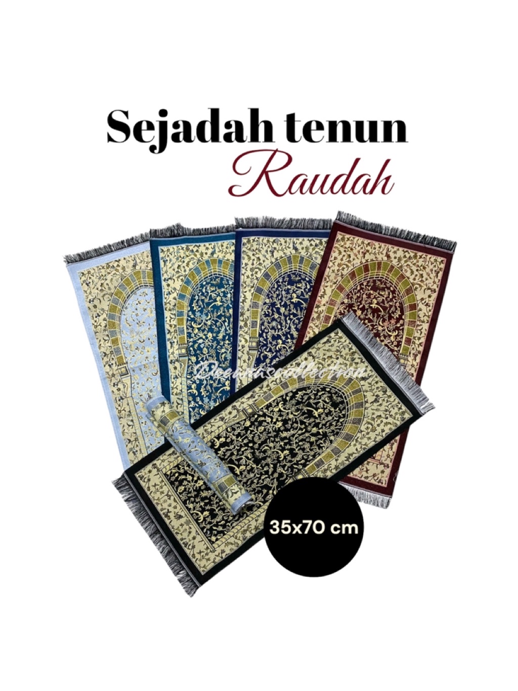 sejadah Tenun Turkey Exclusive 35x70cm/ Sejadah travel | Shopee Singapore