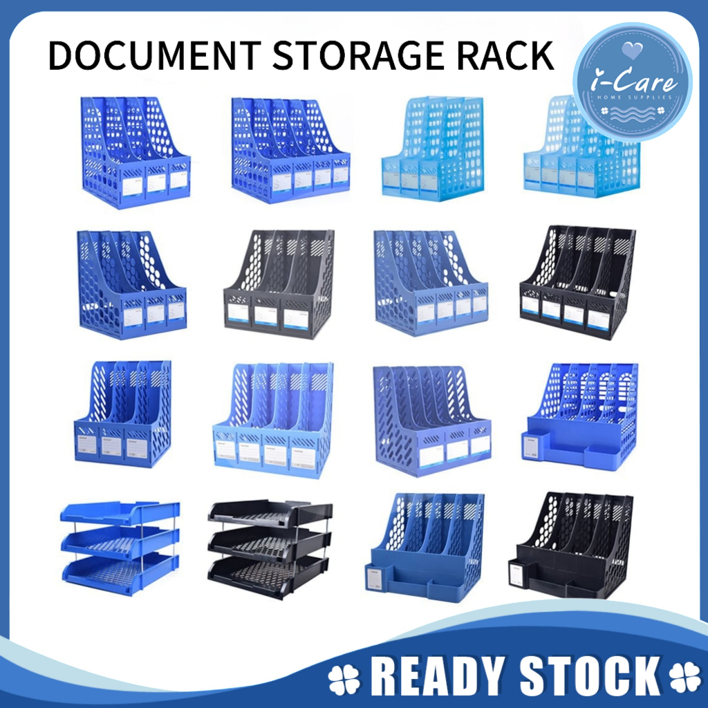 【I374】Rak Penyimpanan Dokumen Dan Buku Document Storage Rack Magazine ...