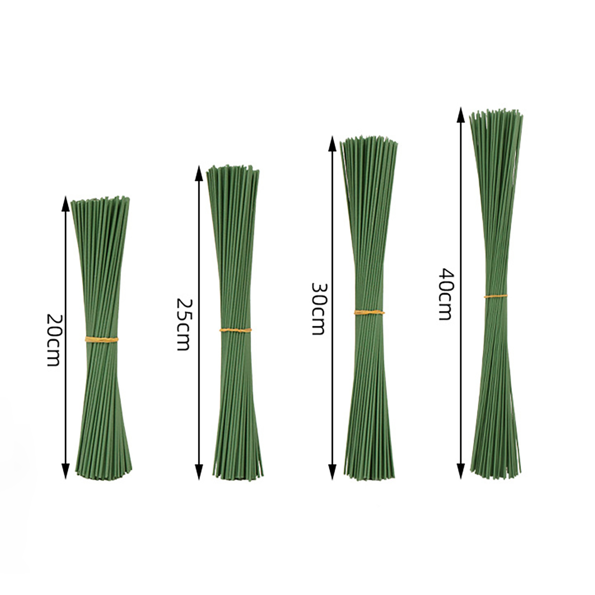 Artificial Flower Rod Stem Floral Stem Wires Green Flower Arrangement ...