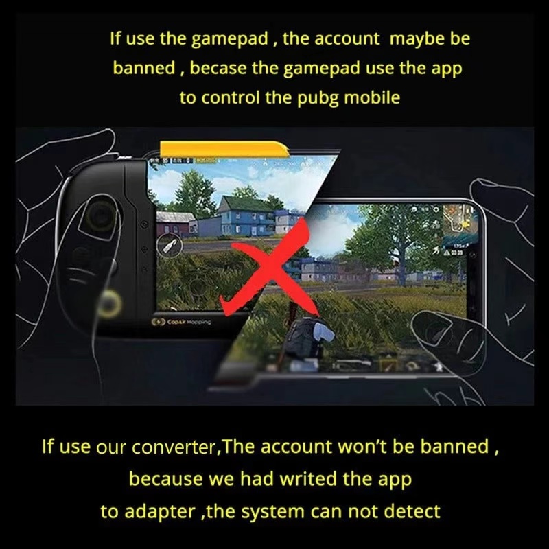 M1 Pro Mobile Controller Gaming Keyboard Mouse Converter Pubg Mobile ...