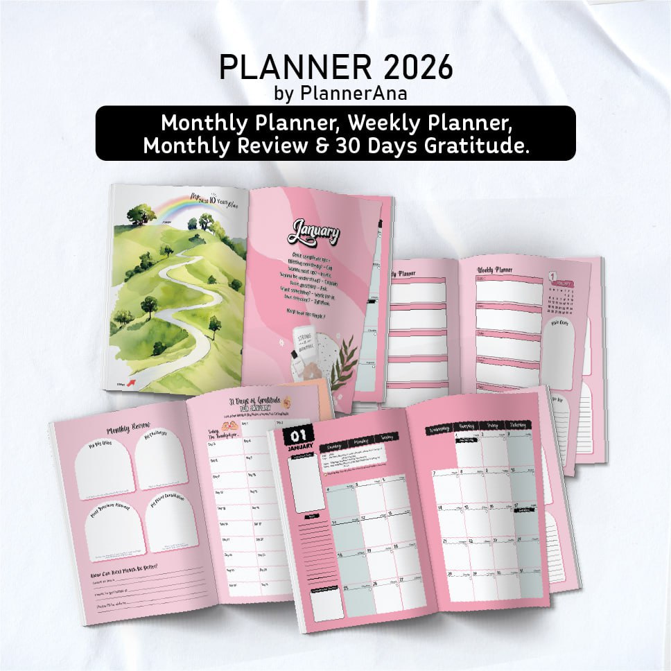 Planner 2026 Planner Ana Diary 2026 Perfect Ring Binding Notebook ...