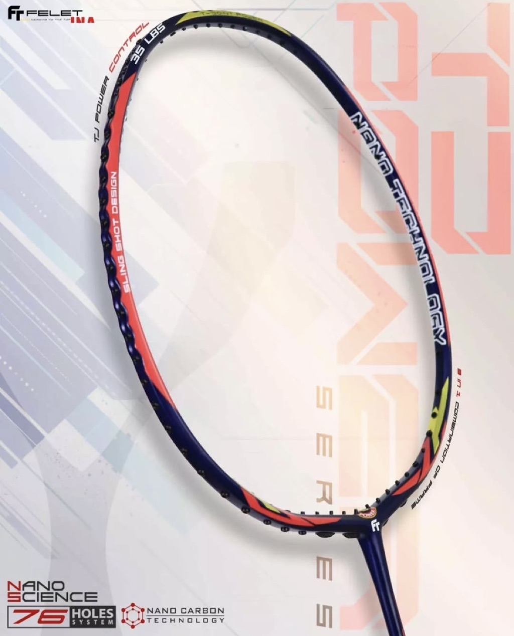 FELET TJ POWER POWER / CONTROL / SPEED 4UG1 Badminton Racquet MAX ...