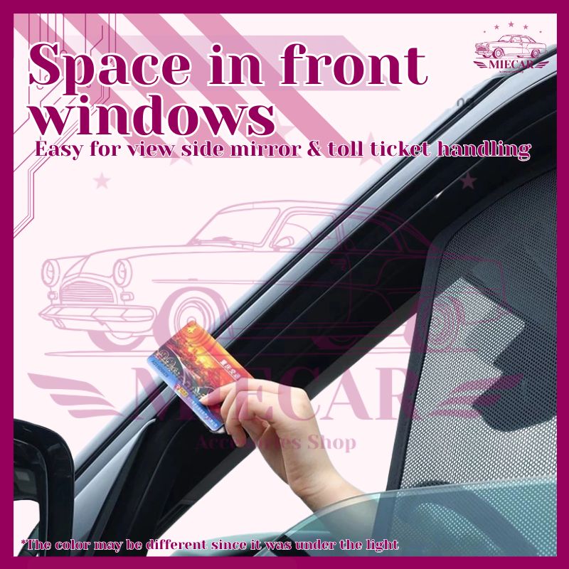 Magnetic Sunshade for Toyota Vios 2002-2025 (4pcs) | Shopee Singapore