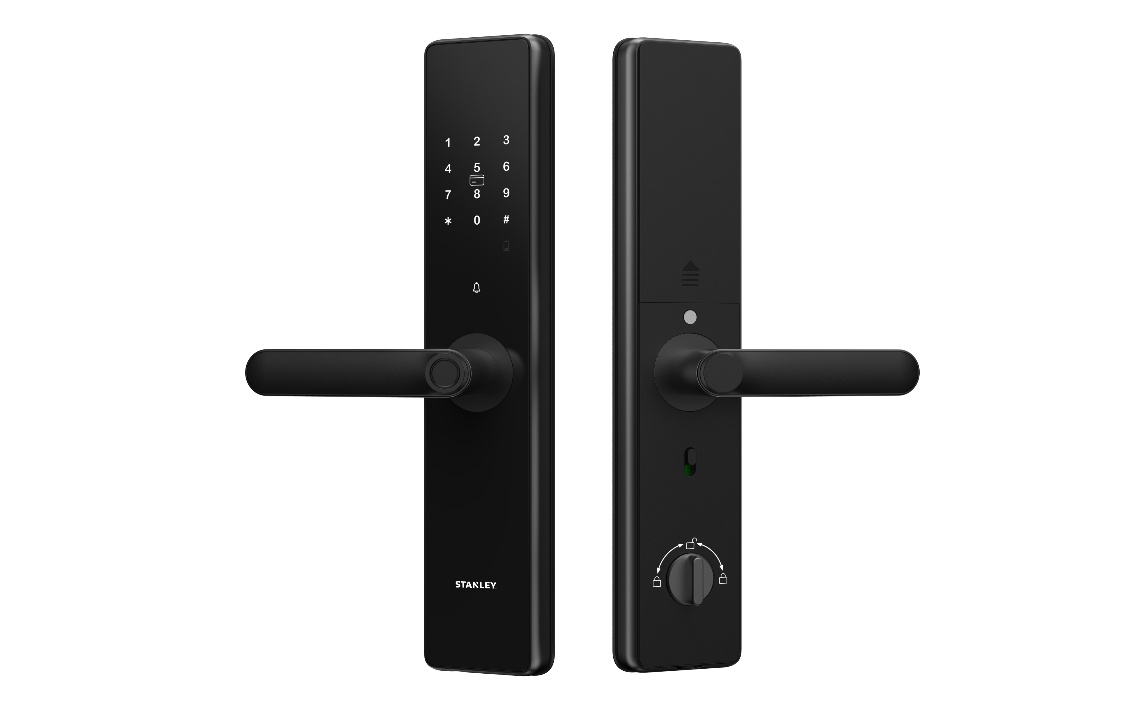 D51 STANLEY SMART DOOR LOCK SMART WIFI LEVER MORTISE LOCK App Remote ...