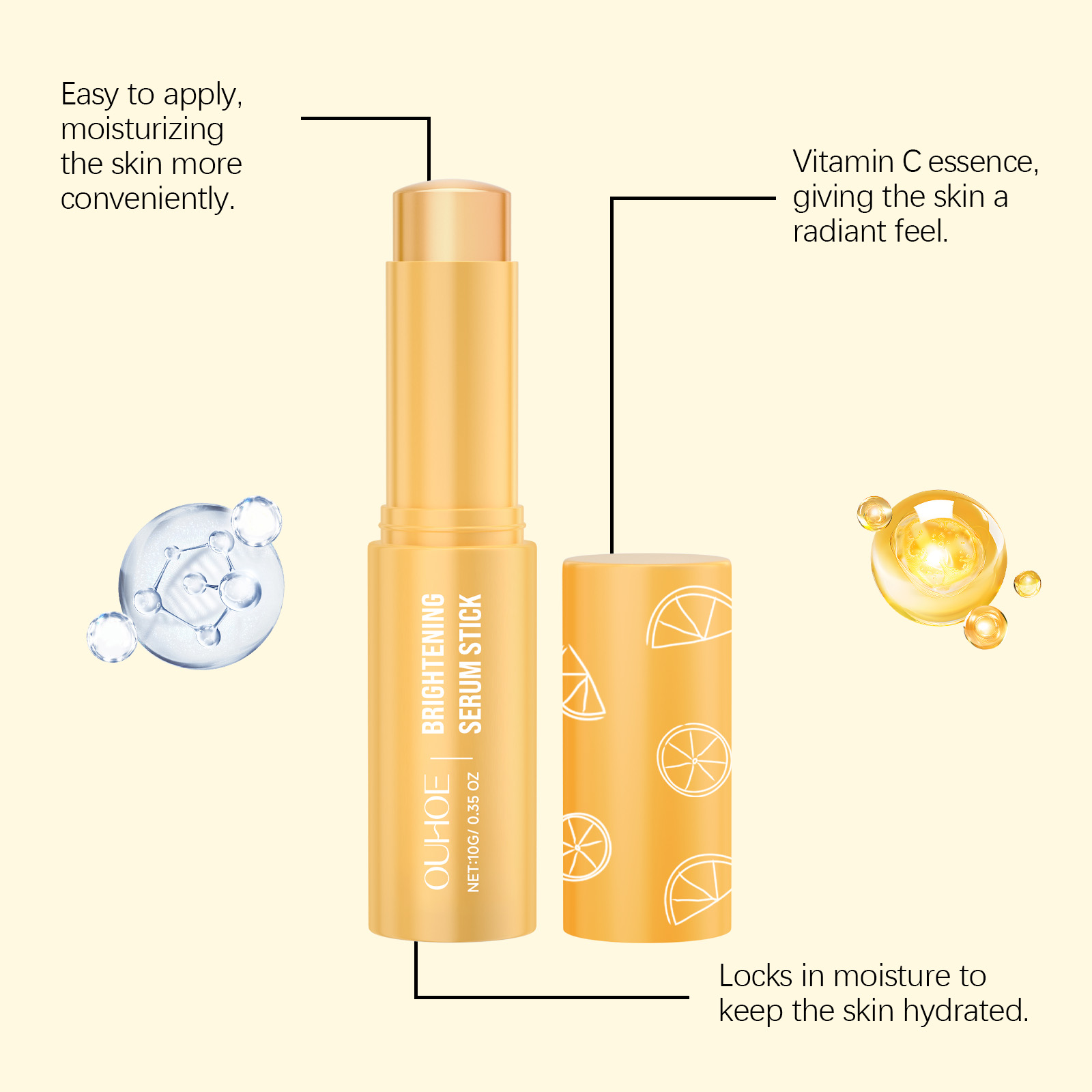 OUHOE Vitamin C Stick Brightening Stick For Dark Spots Brighten ...