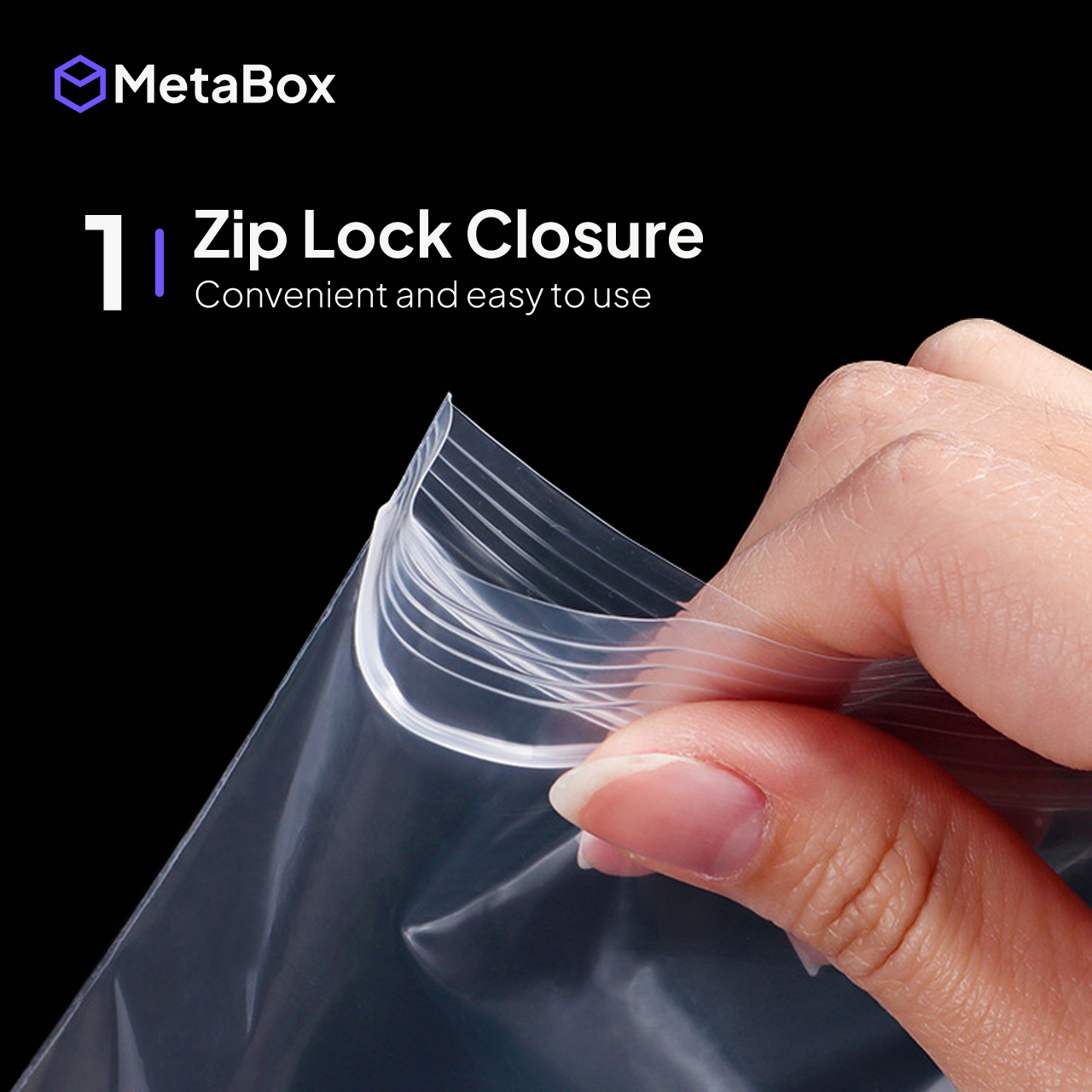 100pcs Zip Lock Reclosable Plastic Bag Transparent Food Storage Beg Zip ...