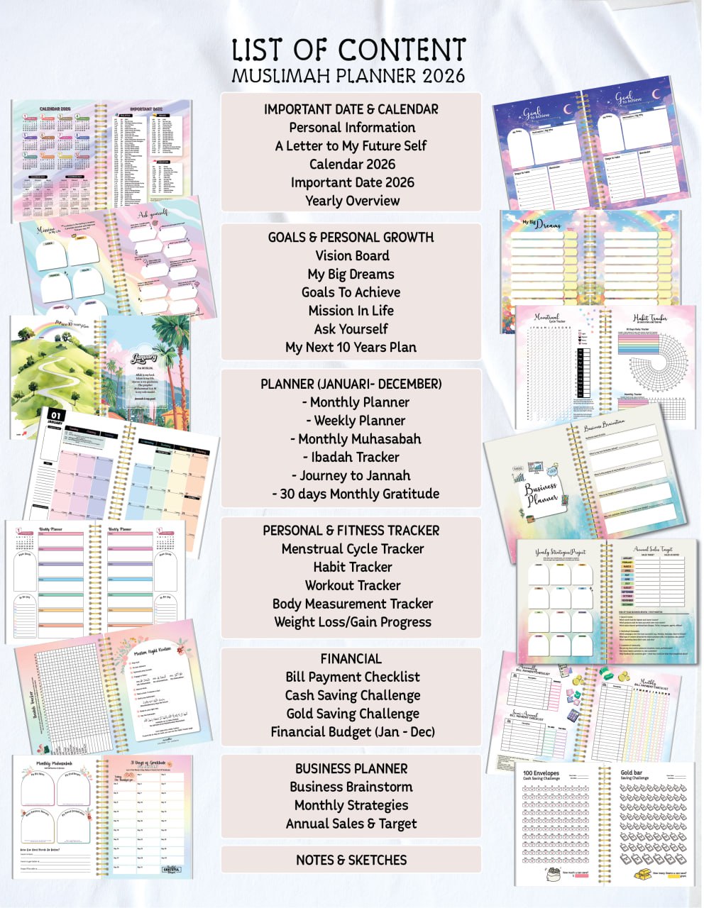 Planner 2026 Planner Ana Ring Binding Perfect Binding Edition Diary ...