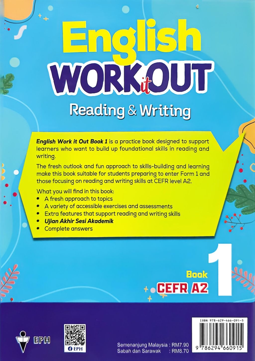 [EPH] ENGLISH WORK IT OUT READING & WRITING CEFR A2 BOOK 1 | Shopee ...