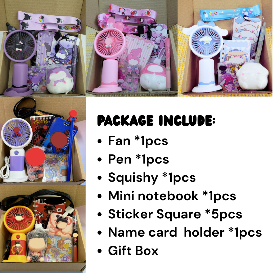 Student Box Set Stationary Set Alat Tulis Cute Cartoon Doorgift Set ...