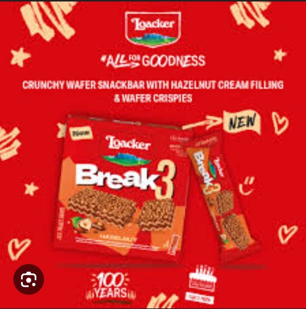 LOACKER BREAK 3 HAZELNUT WAFER 76G | Shopee Singapore