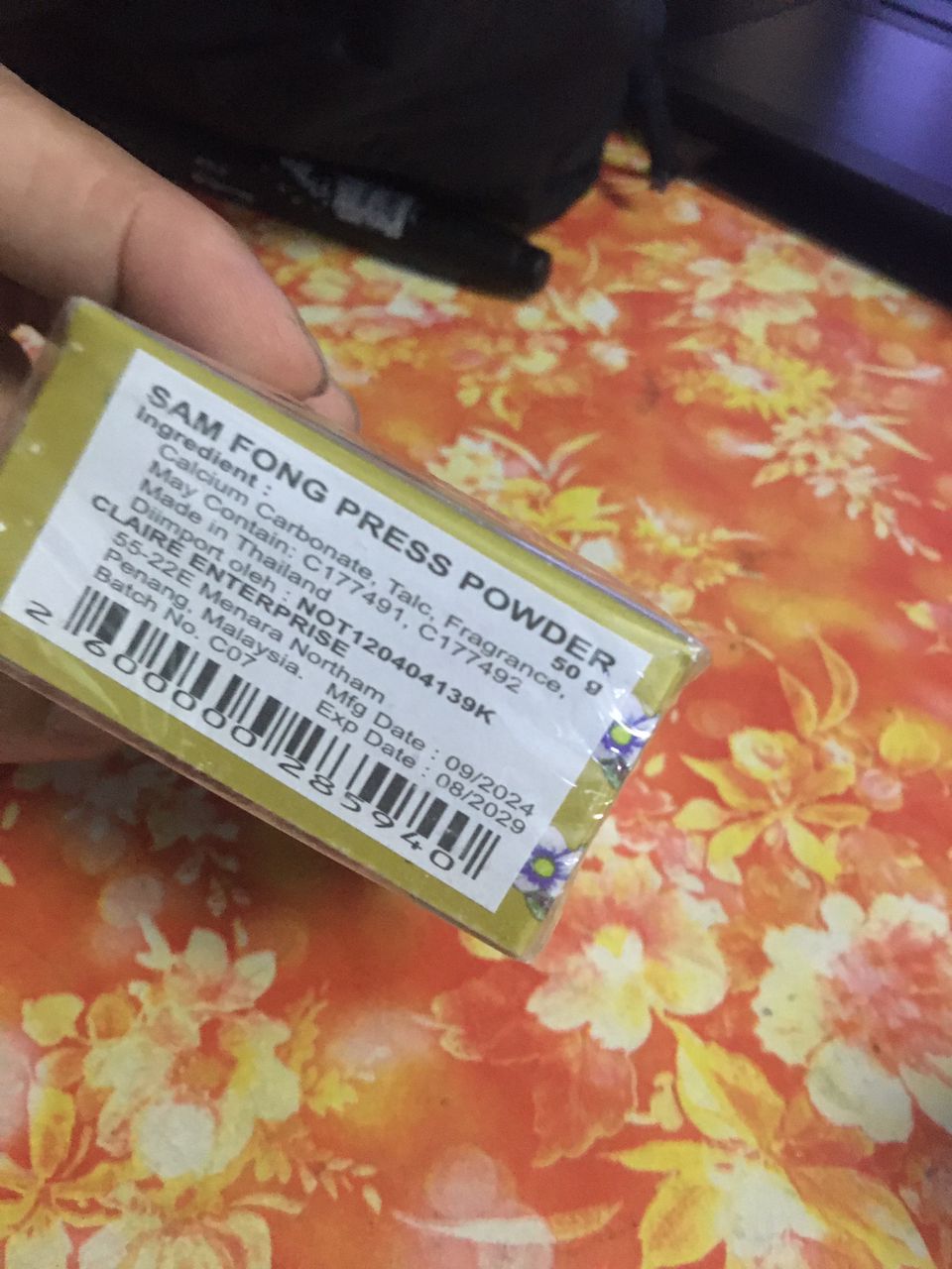 Sam Fong Press Powder Bedak Sejuk Hoi Tong Powder 海棠粉 [ Product Expired ...
