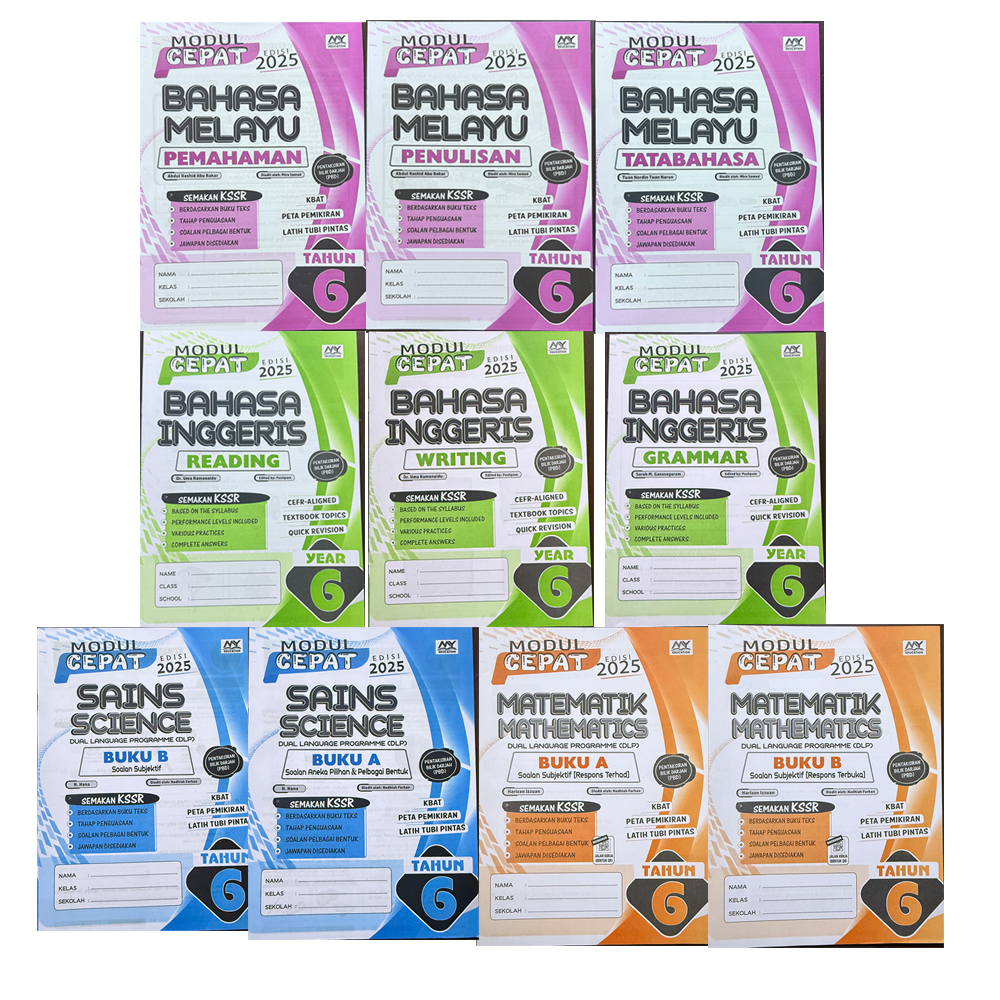 (MY EDUCATION) Fast Module 2025 Edition Year 6/Year 4 Malay Language ...