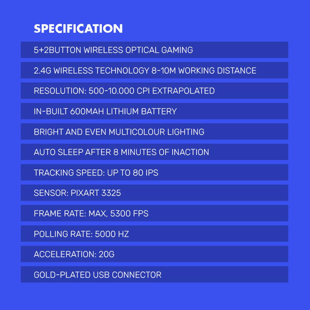 Armaggeddon Mikoyan Foxbat 3 CyberPunk Wireless Gaming Mouse with ...