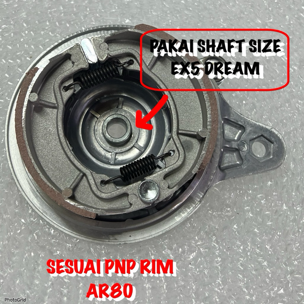 AR80 SPORT RIM PNP EX5 DREAM BRAKE HUB SHAFT LUBANG EX5 DREAM KRISS ...