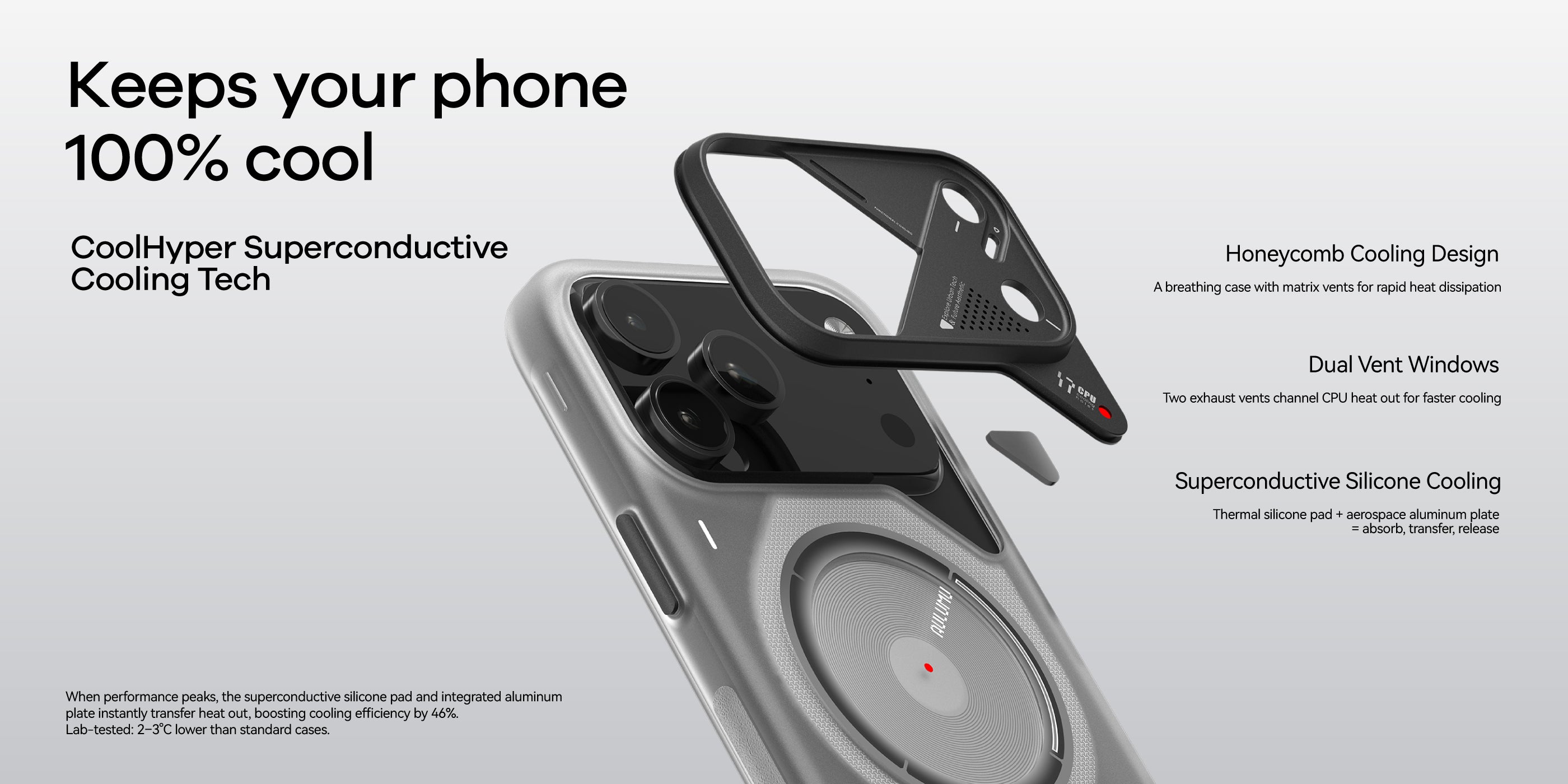 Aulumu A17 Frosted Case Compatible with 17 Pro / 17 Pro Max Glow in the ...