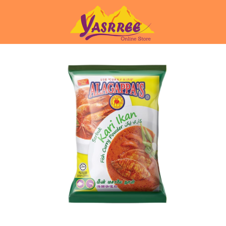 Alagappas Fish Curry Powder 250g | Authentic Indian Spice Blend | Rich ...