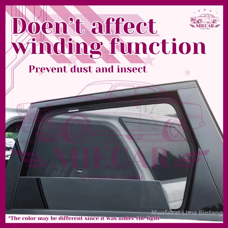Magnetic Sunshade for Toyota Vios 2002-2025 (4pcs) | Shopee Singapore