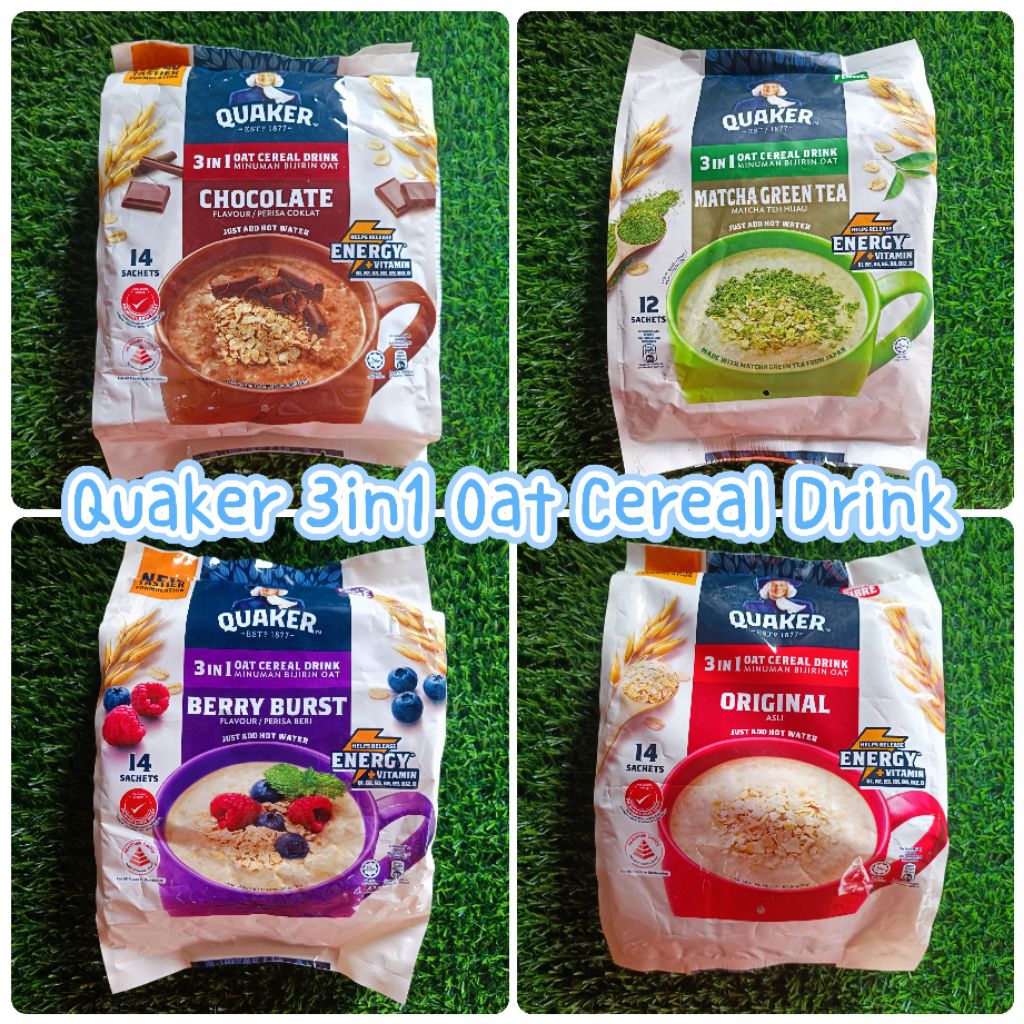 Quaker 3in1 Oat Cereal Drink | Shopee Singapore