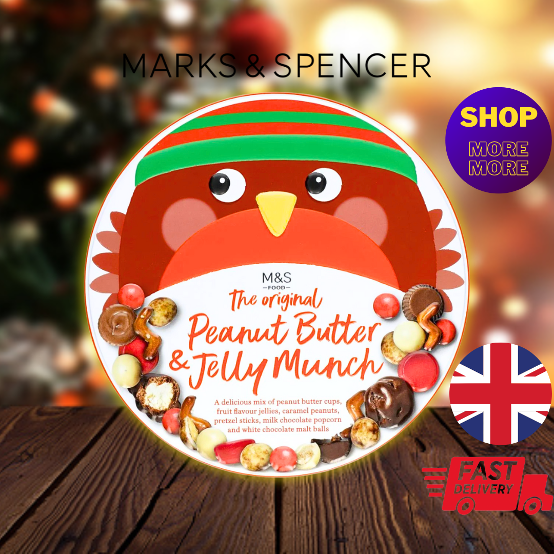 M&S Christmas Peanut Butter & Jelly Munch/Very Jelly Much/Very Merry ...