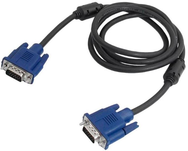 Dell VGA SVGA 15 Pin Monitor Cable Male to Male 1.8M (389G0728HAA01K ...