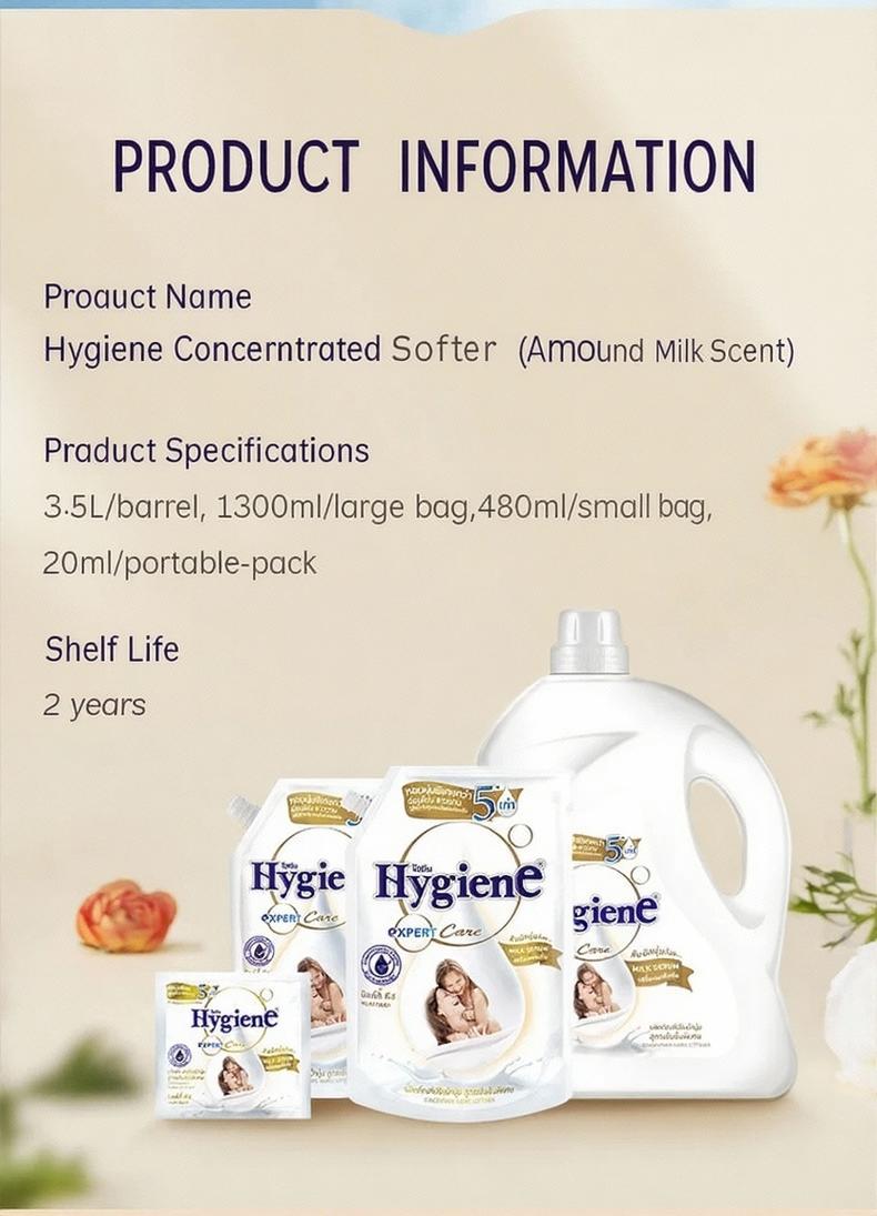 Hygiene Concentrated Fabric Softener 480ML Hygiene Softener | Shopee ...