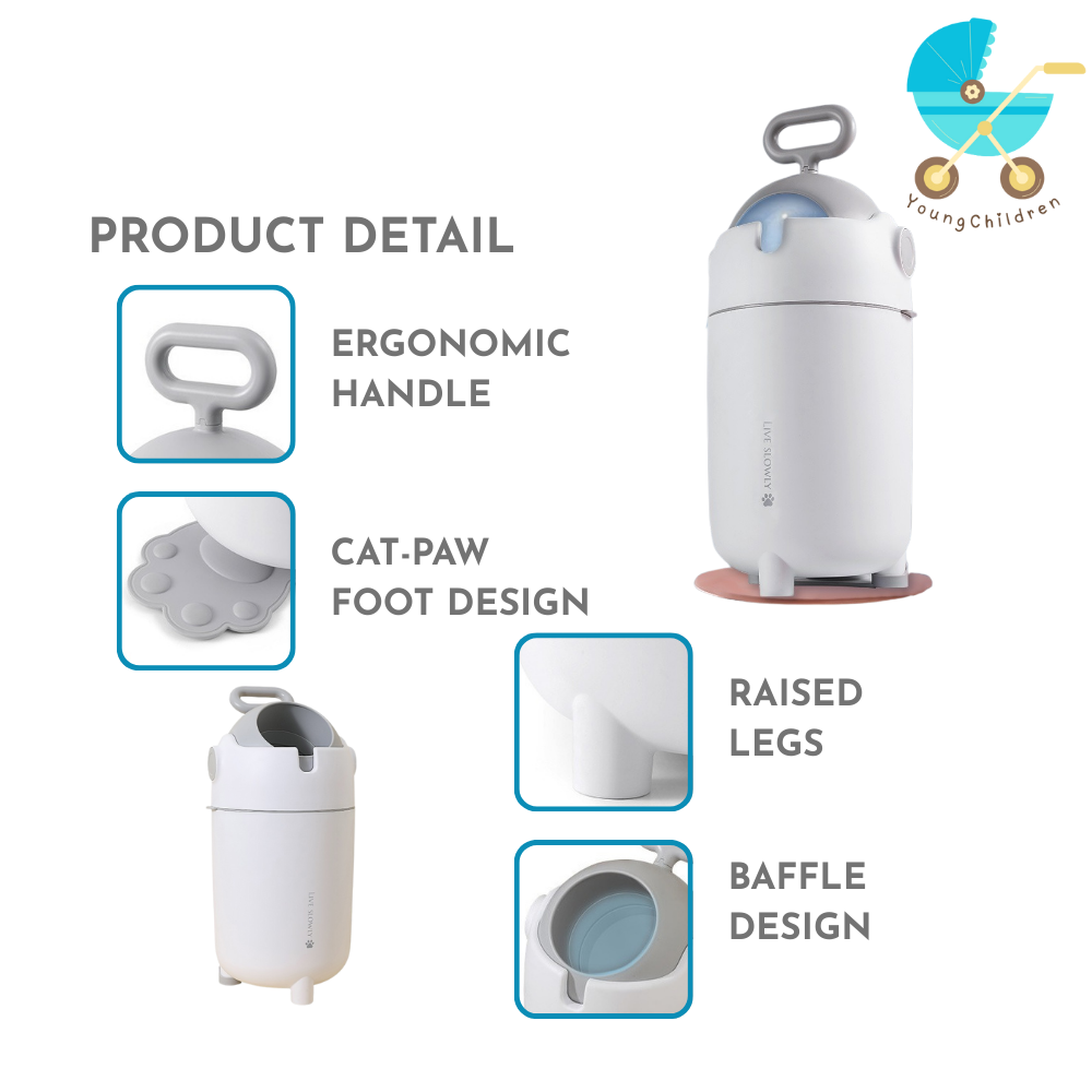 Tong Sampah Pampers Baby Diaper Bin No Odour Diaper Bin Diaper Dustbin ...