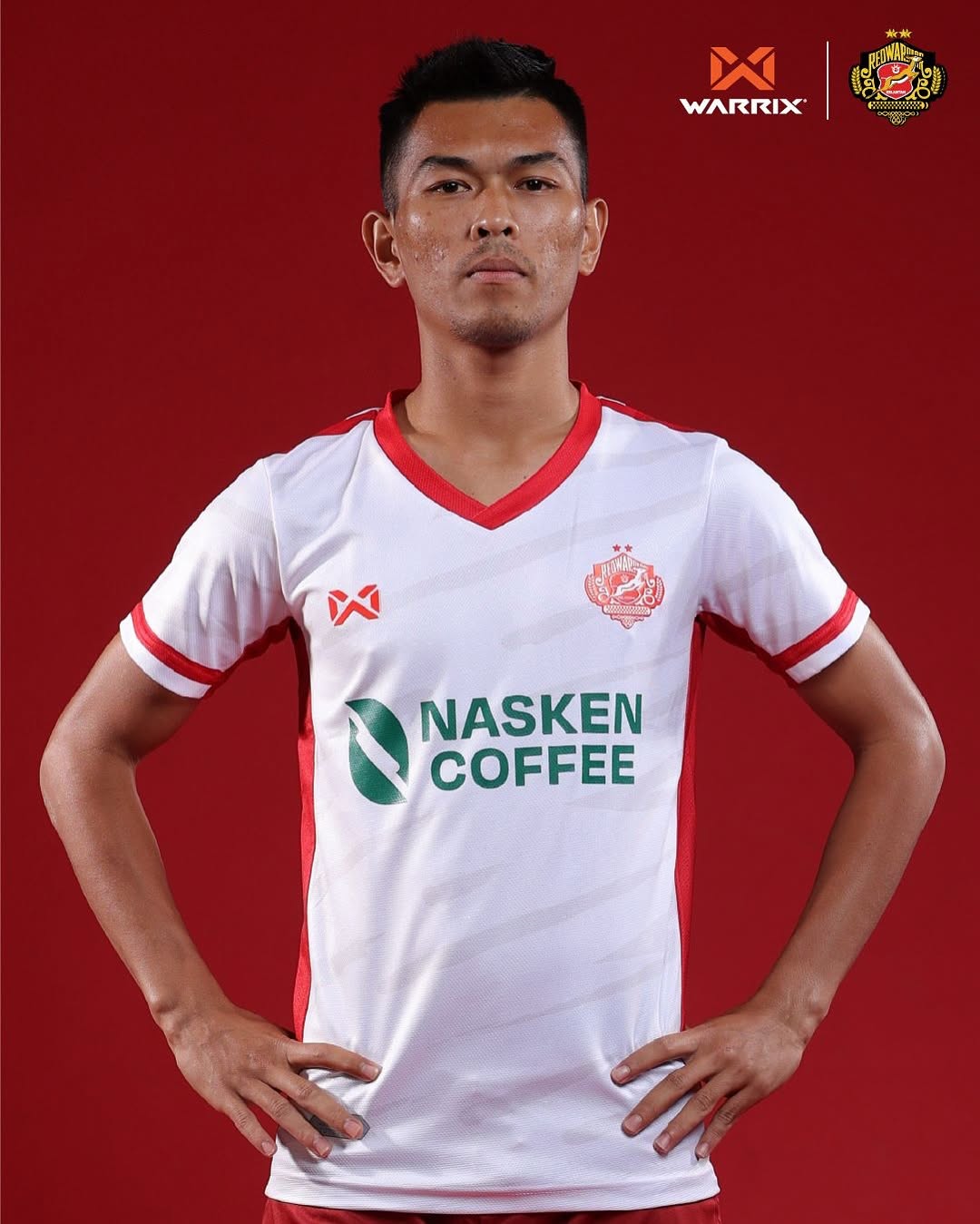 WARRIX Kelantan Red Warrior FC Away Jersey Shirt 2025/26 KRWFC (Player Grade) | Shopee Singapore