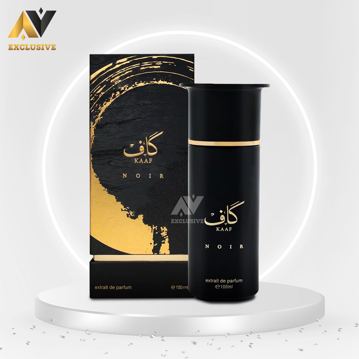 Kaaf Noir Ahmed Maghribi Perfume For Women & Men EDP 100ml | Shopee ...