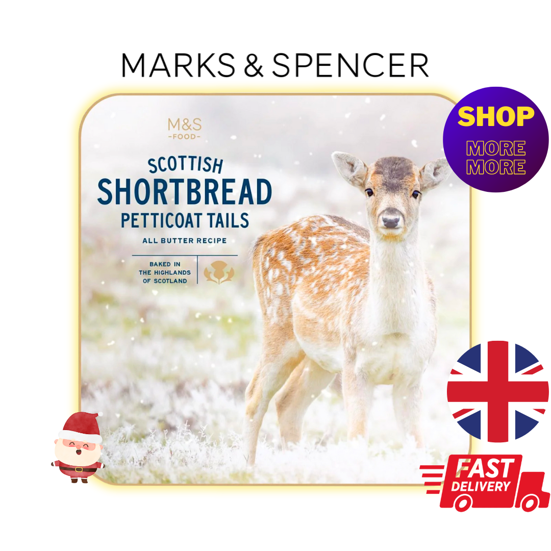 M&S All Butter M&S All Butter Shortbread Petticoat Tails Fawn Tin 360G ...