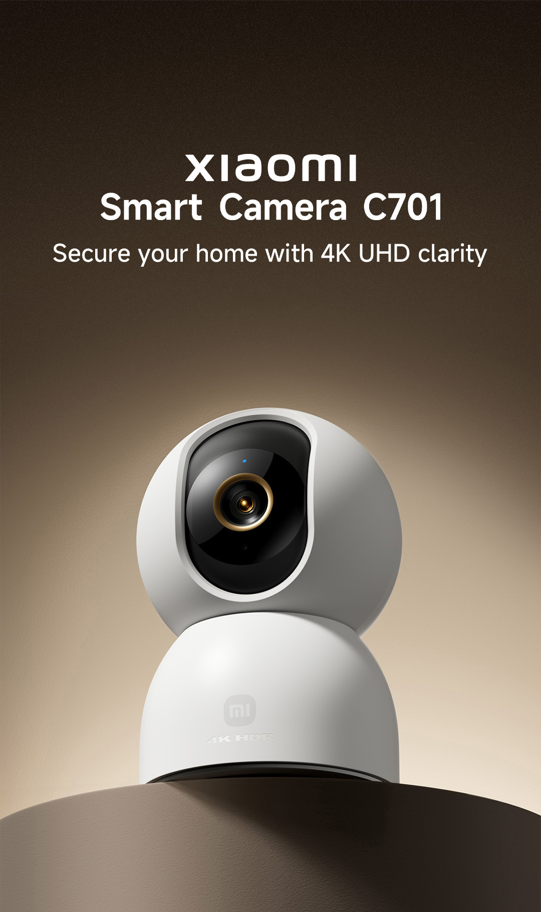 [NEW] Xiaomi Smart Camera C701 | 4K 8MP Ultra-HD Imaging | AI with Local Processing | Smart ...