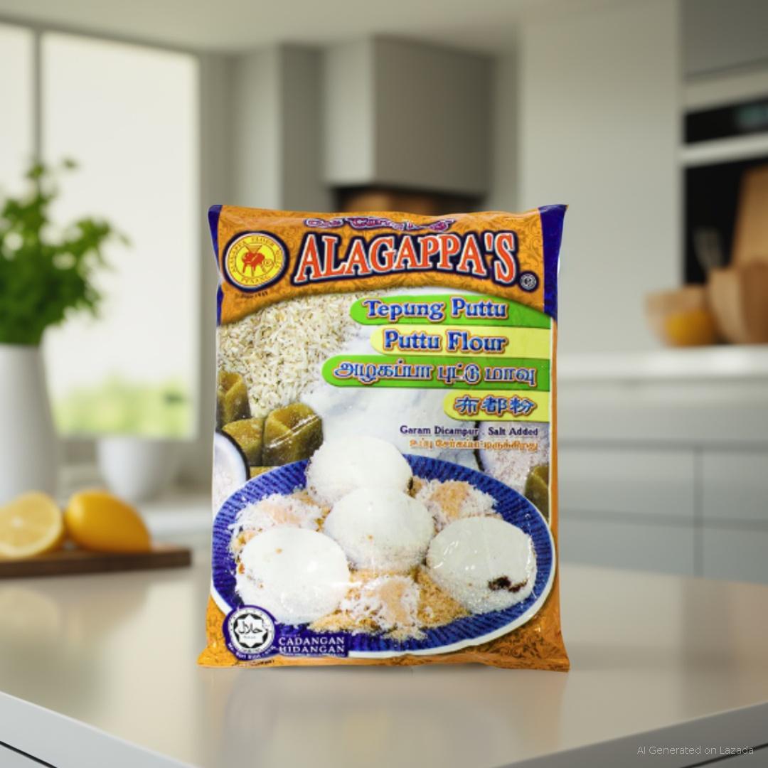 Alagappas Puttu Flour 500g | Traditional South Indian Steamed Rice ...