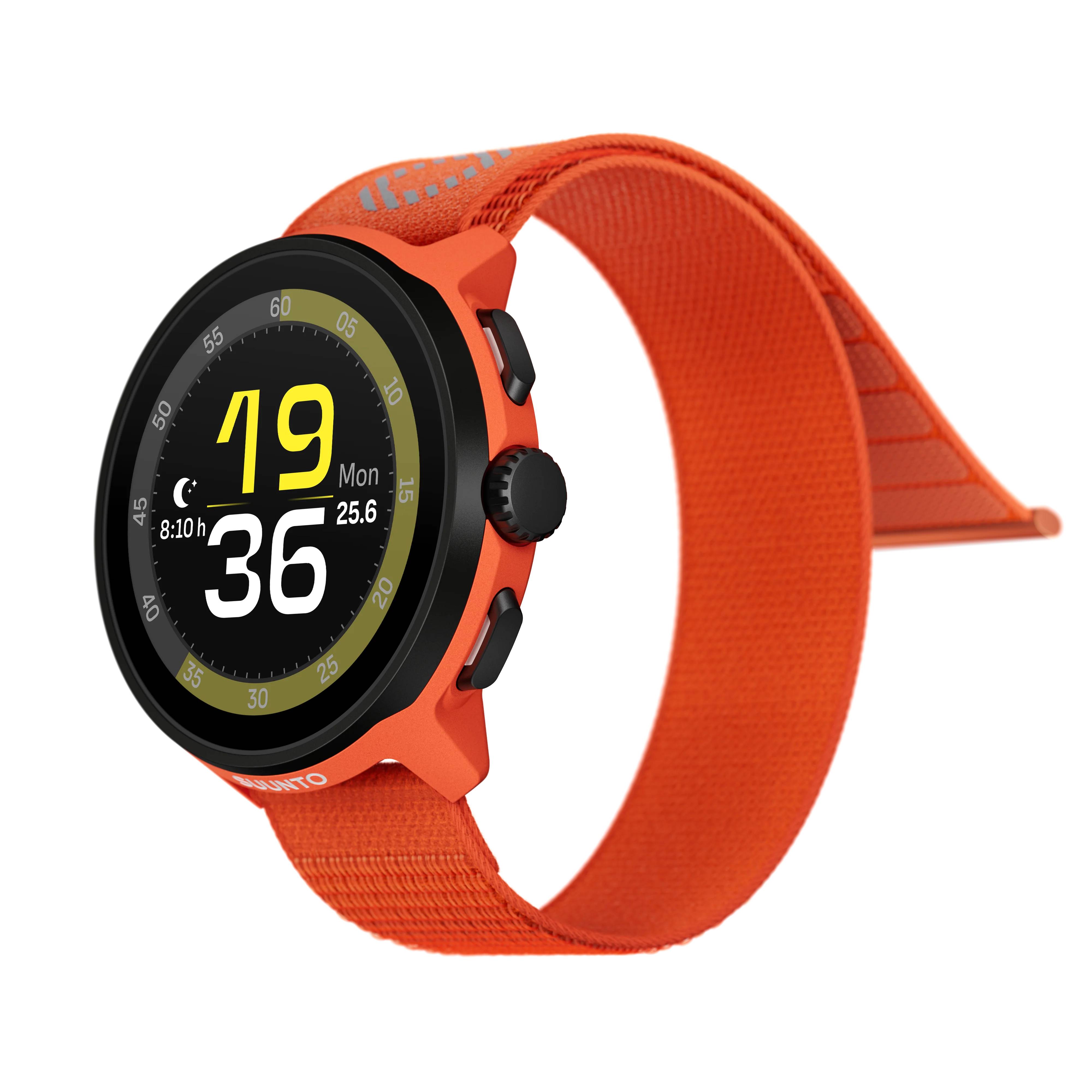 Suunto Run Coral Orange With Textile Strap / GPS / Heart Rate / Sleep ...