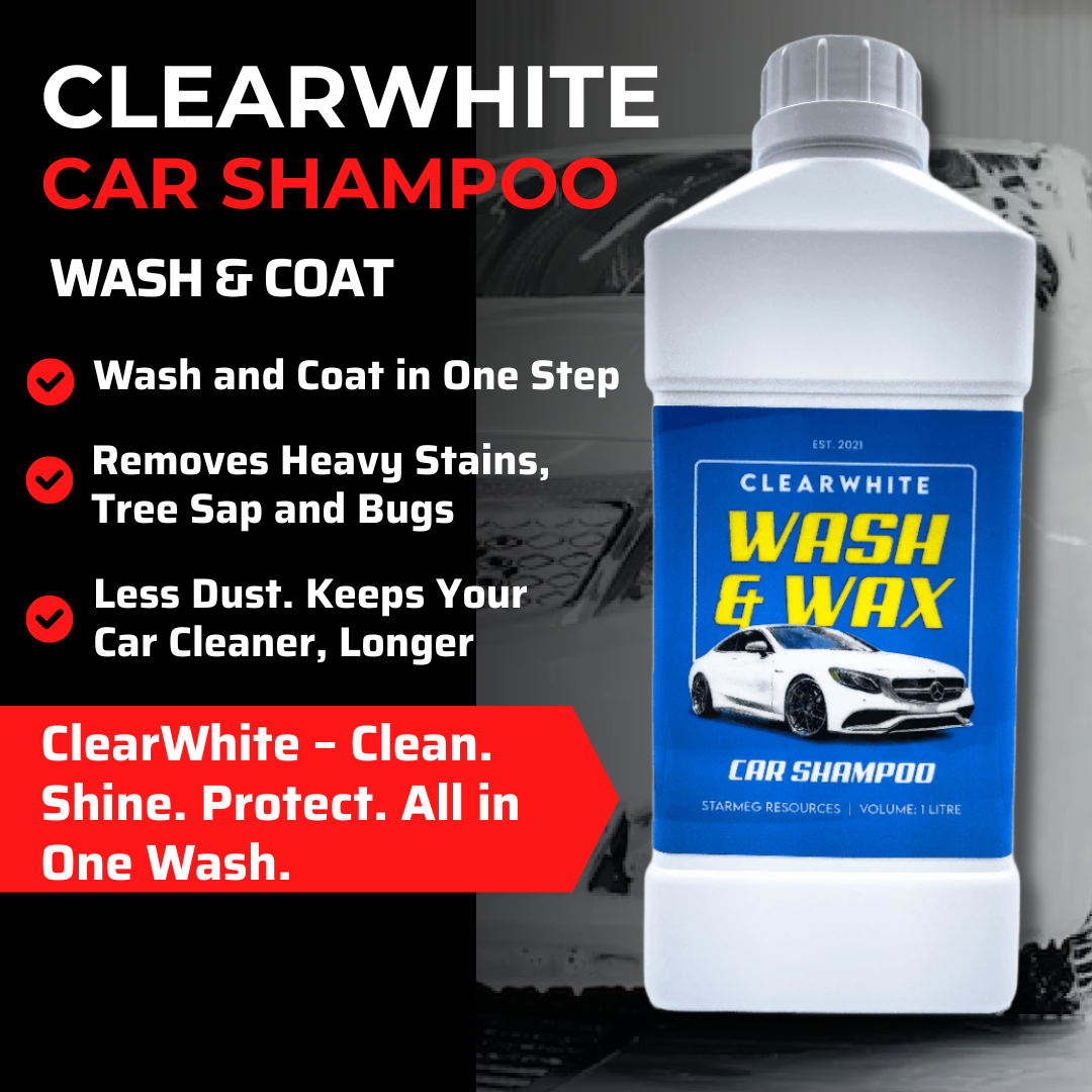 ClearWhite SIO2 Ceramic Coating Car Shampoo | Dust Reducer | High Foam ...