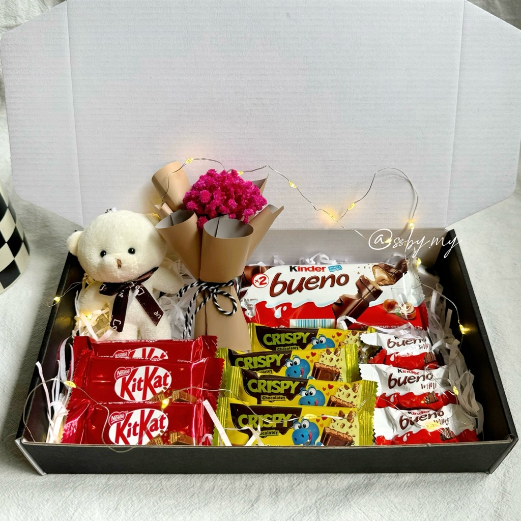 Suprise Chocolate Box Kinder Bueno Birthday Set Anniversary Graduation ...