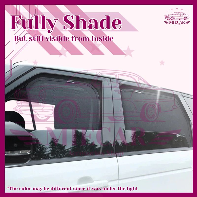 Magnetic Sunshade for Toyota Vios 2002-2025 (4pcs) | Shopee Singapore