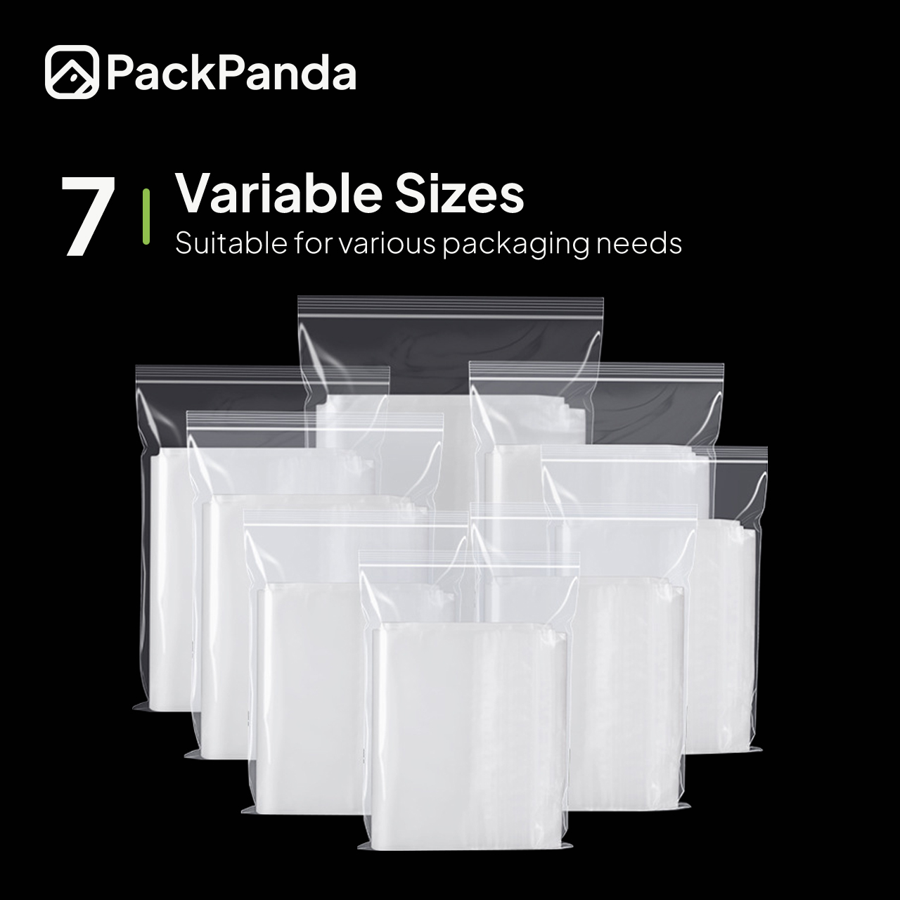 100pcs Zip Lock Plastic Bag Beg Zip Makanan Transparent Reclosable Food ...