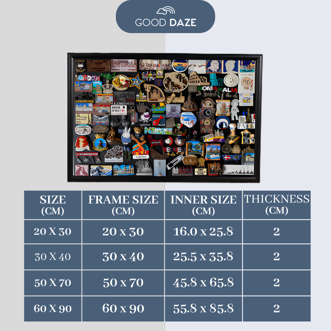 GOOD DAZE Blackboard Magnetic Wall Retro Message Board Magnet Chalk ...
