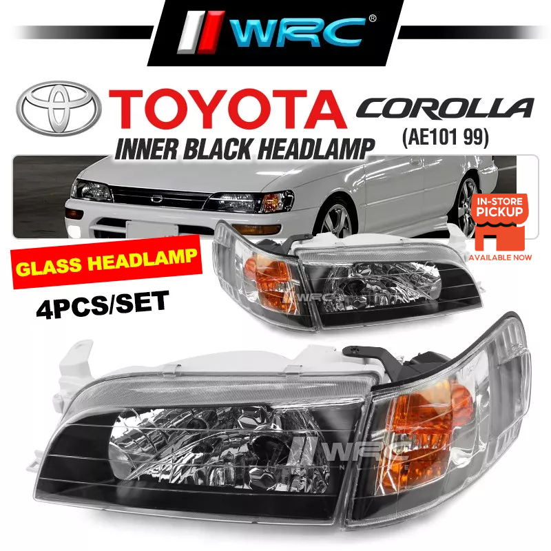 Toyota Corolla AE100 AE101 Sedan Headlamp With Corner Lamp ( Clear ...