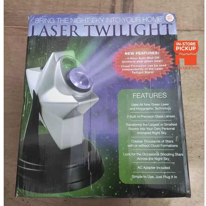 Laser Twilight Stars Projector Starry Light Show LED Galaxy Star Night ...