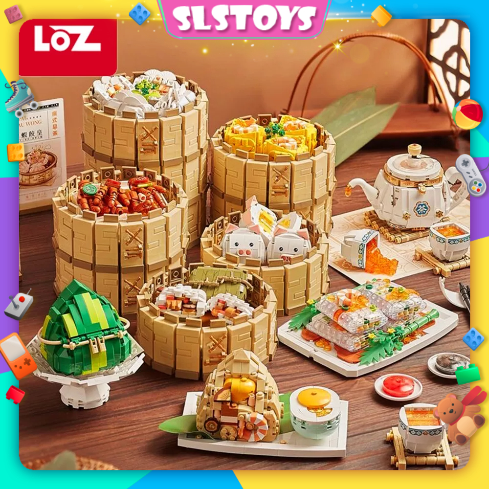 LOZ IDEAS Mini Block 1260-1267 Cantonese Dim Sum Food Cuisine Trend ...