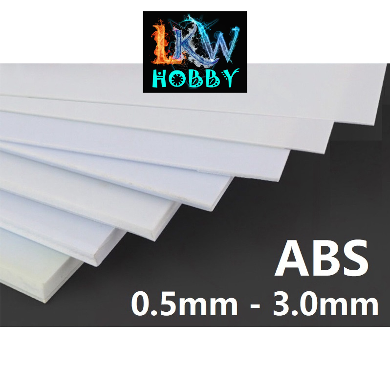 ABS Pla Plate for Gunpla Hobby Model Kit 0.5-3.0mm | Shopee Singapore