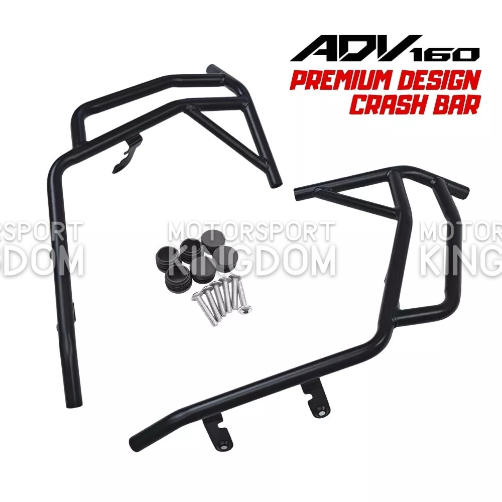 Honda ADV160 Heavy Duty Premium Design Crash Bar Frame Solid Strong Harden anodized Perfect ...