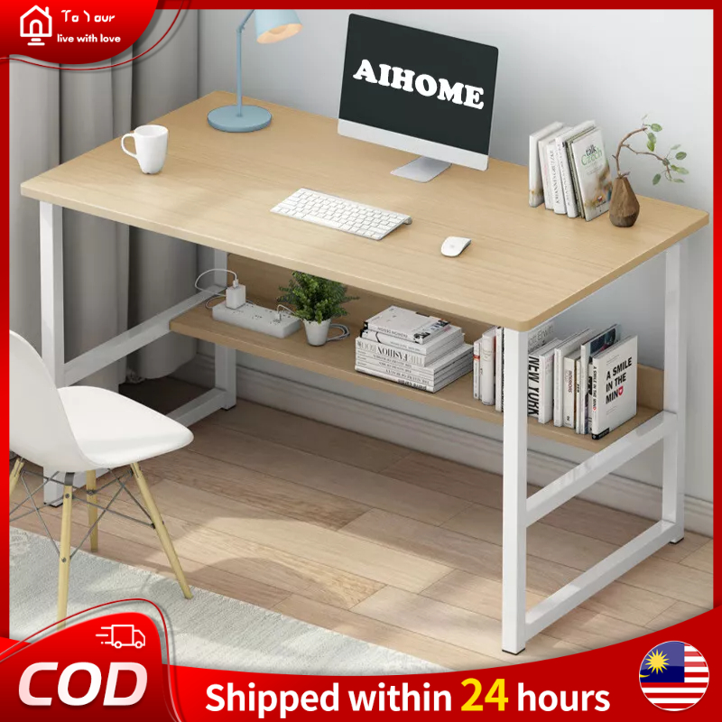 120CM Meja Student study Desk Computer Table modern writing living room ...