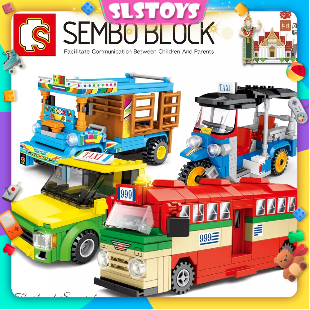 Sembo Vehicle Transportation Series Block Street View 6100 / 6101 ...
