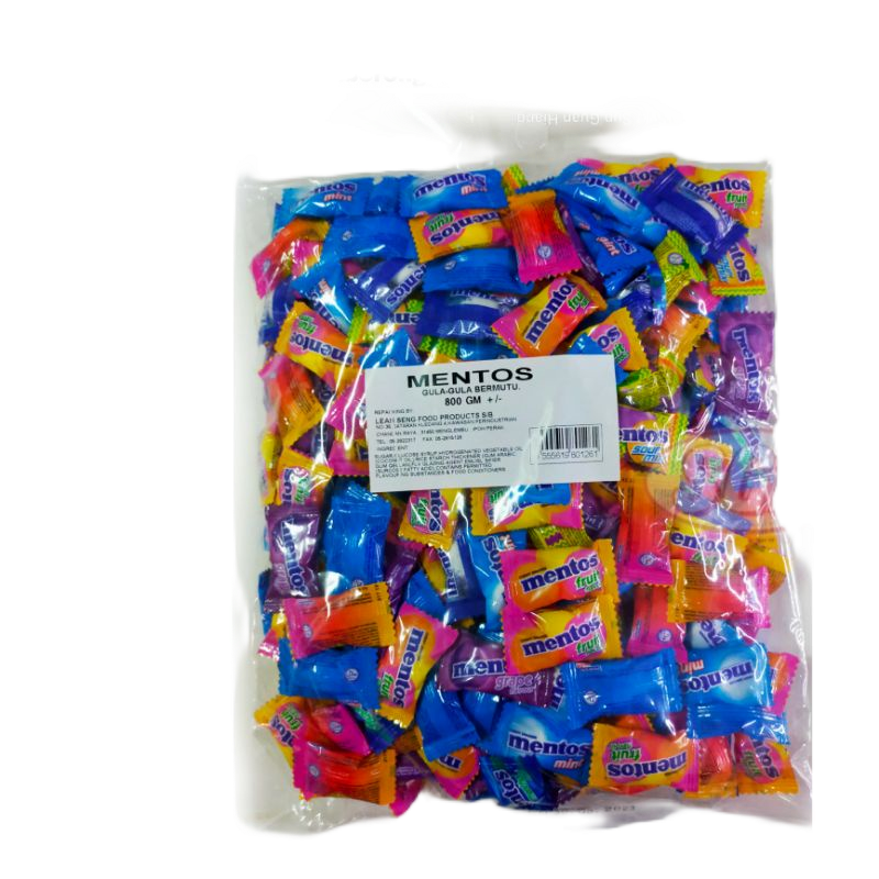Mentos Mix Candy 500gm (ANGGARAN 160-170pcs) | Shopee Singapore