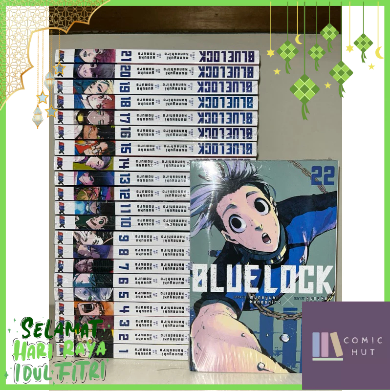 BLUE LOCK (English Comics) FULL SET vol. 1-32 Physical Book Manga Komik ...