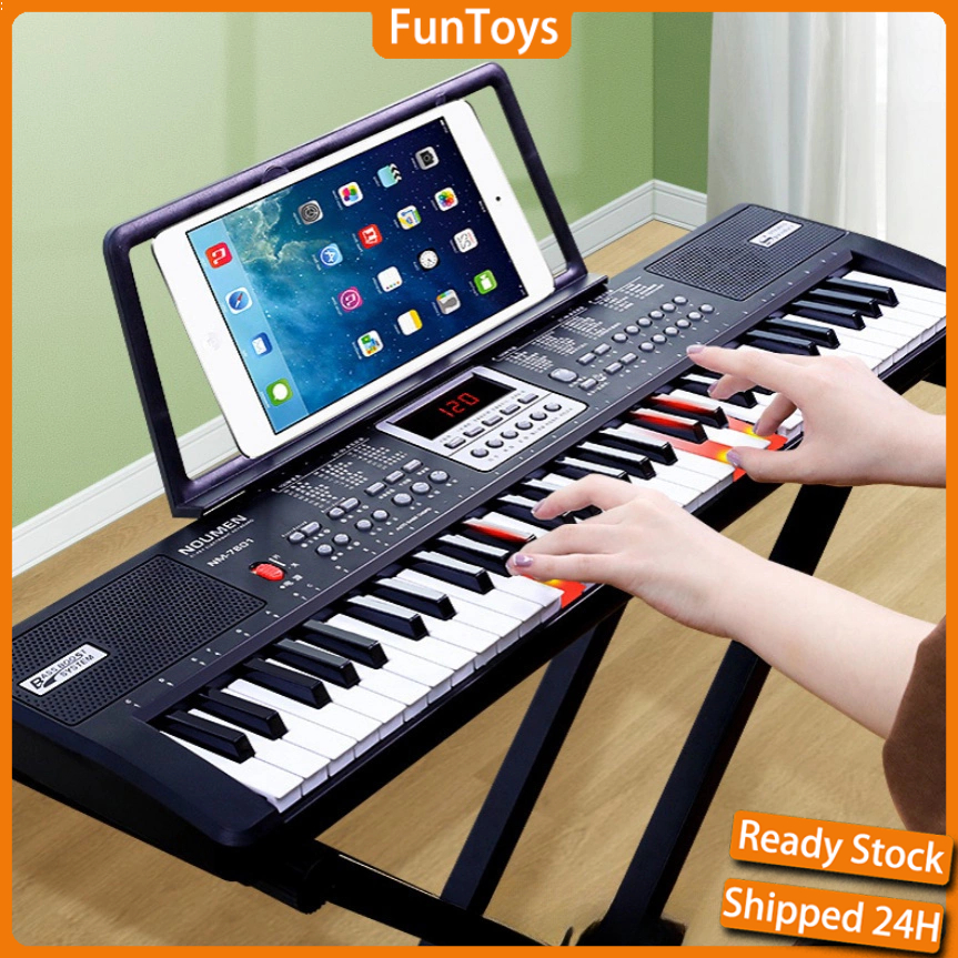 【24H】88 Keys Electric Piano Digital Electronic Learning Keyboard ...