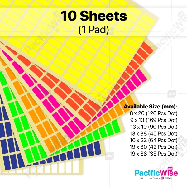 Sticker Label Rectangle /Sticker Label/Self Adhesive Color for ...