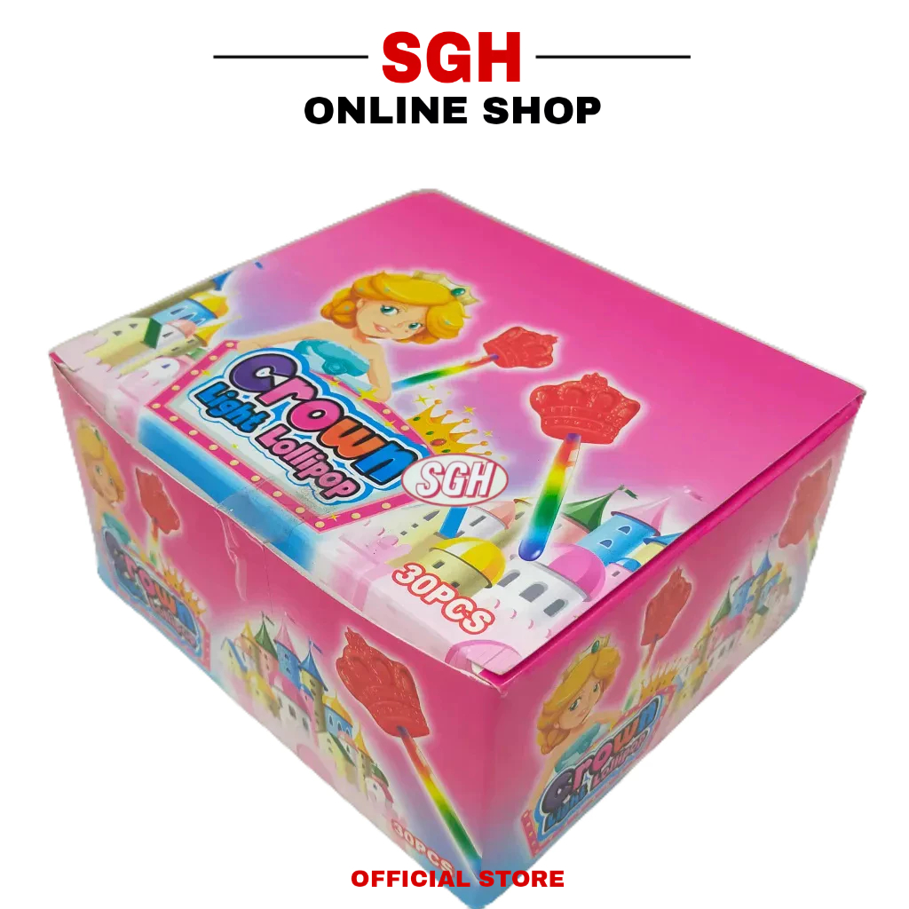 Crown Light Lollipop Candy 30pcs | Shopee Singapore